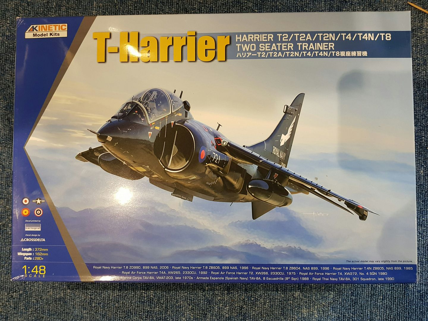 1/48 Kinetic Harrier T4 **FINISHED** - Hawker (Siddeley) GB - Britmodeller.com